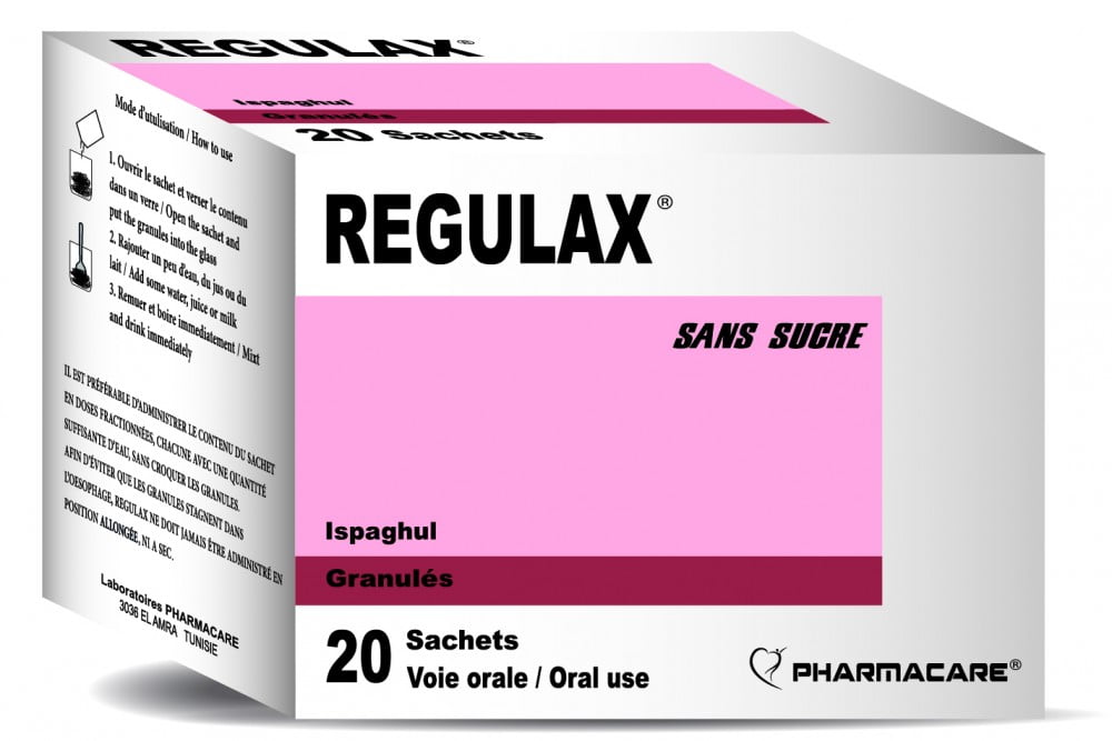 REGULAX SANS SUCRE 20 SACHETS - Tunisie Para