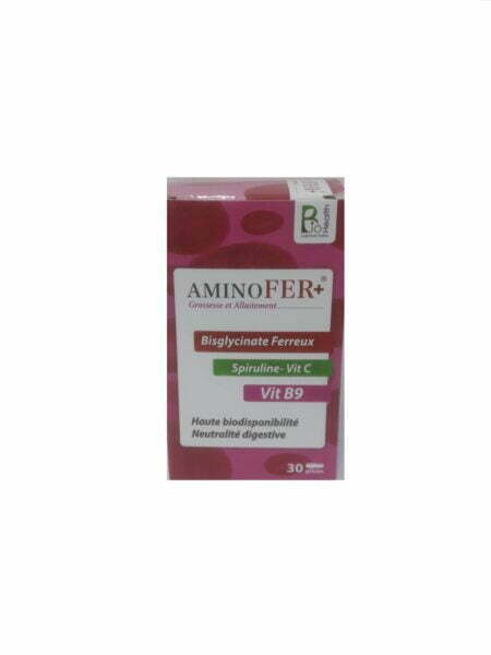 Bio Health Aminofer plus 30 gelules - Tunisie Para