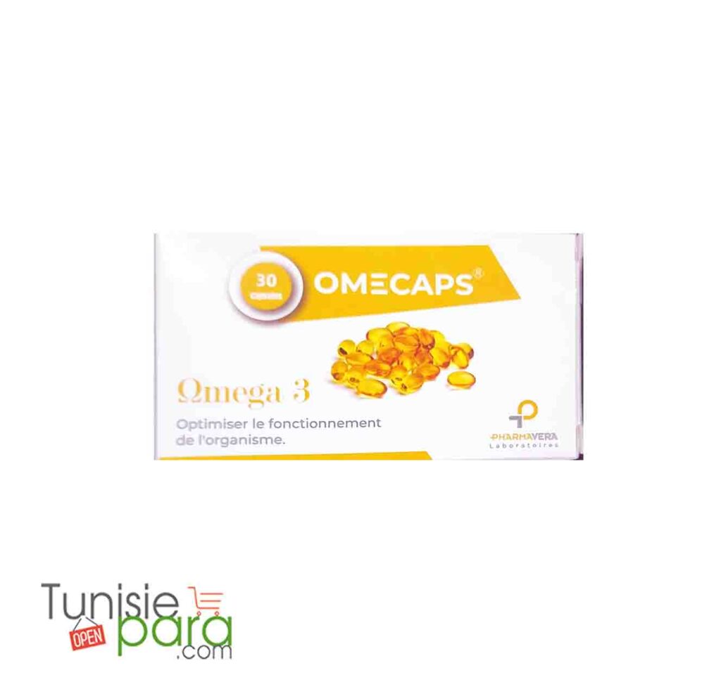 Omecaps Omega 3 30 capsules - Tunisie Para