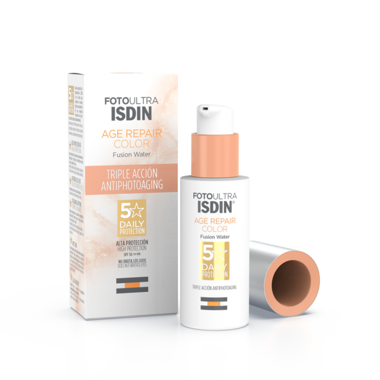 ISDIN écran solaire Age Repair color triple action SPF 50+ 50 ml ...