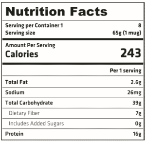 Instant OATS 1 Serving Pocket ORIGINAL 65g
