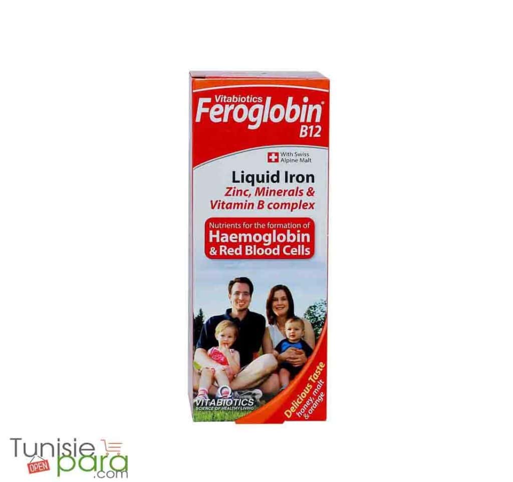 VITABIOTICS FEROGLOBIN B 12 SIROP 200ml - Tunisie Para